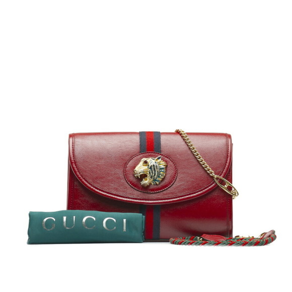 Gucci | Bags | Gucci Raja Sherry Line Tiger Head Chain Shoulder Bag ...